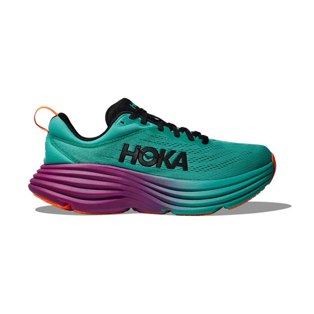 Hoka Bondi 8 Electric Aqua/Black - HOKA® Oficial Chile