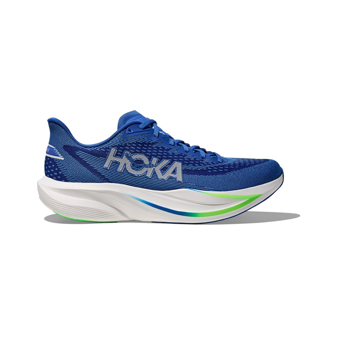 Hoka Mach 7 Hombre Cobalt Blue / Neon Green - HOKA® Oficial Chile